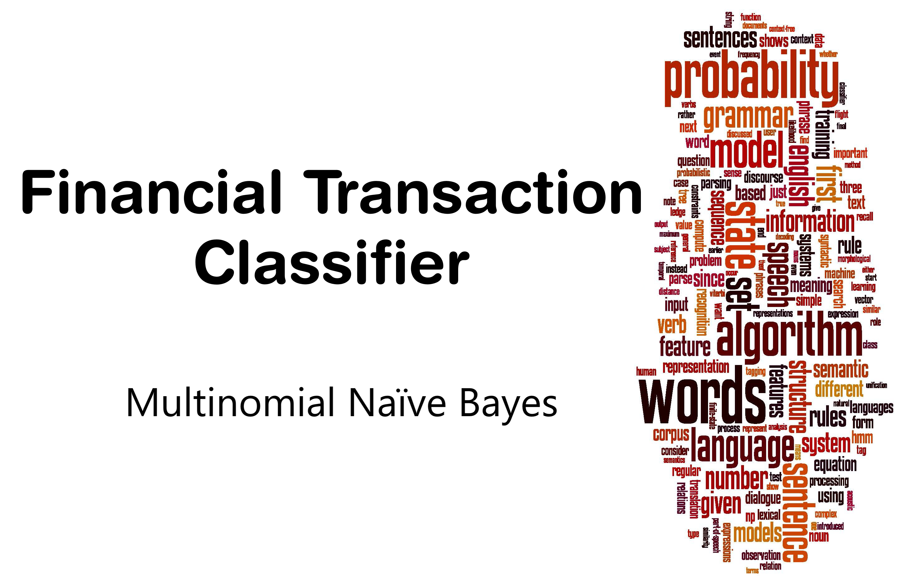 Financial Transaction Text Clasifier | Maria Monzon Financial Transaction Text Clasifier | Maria Monzon